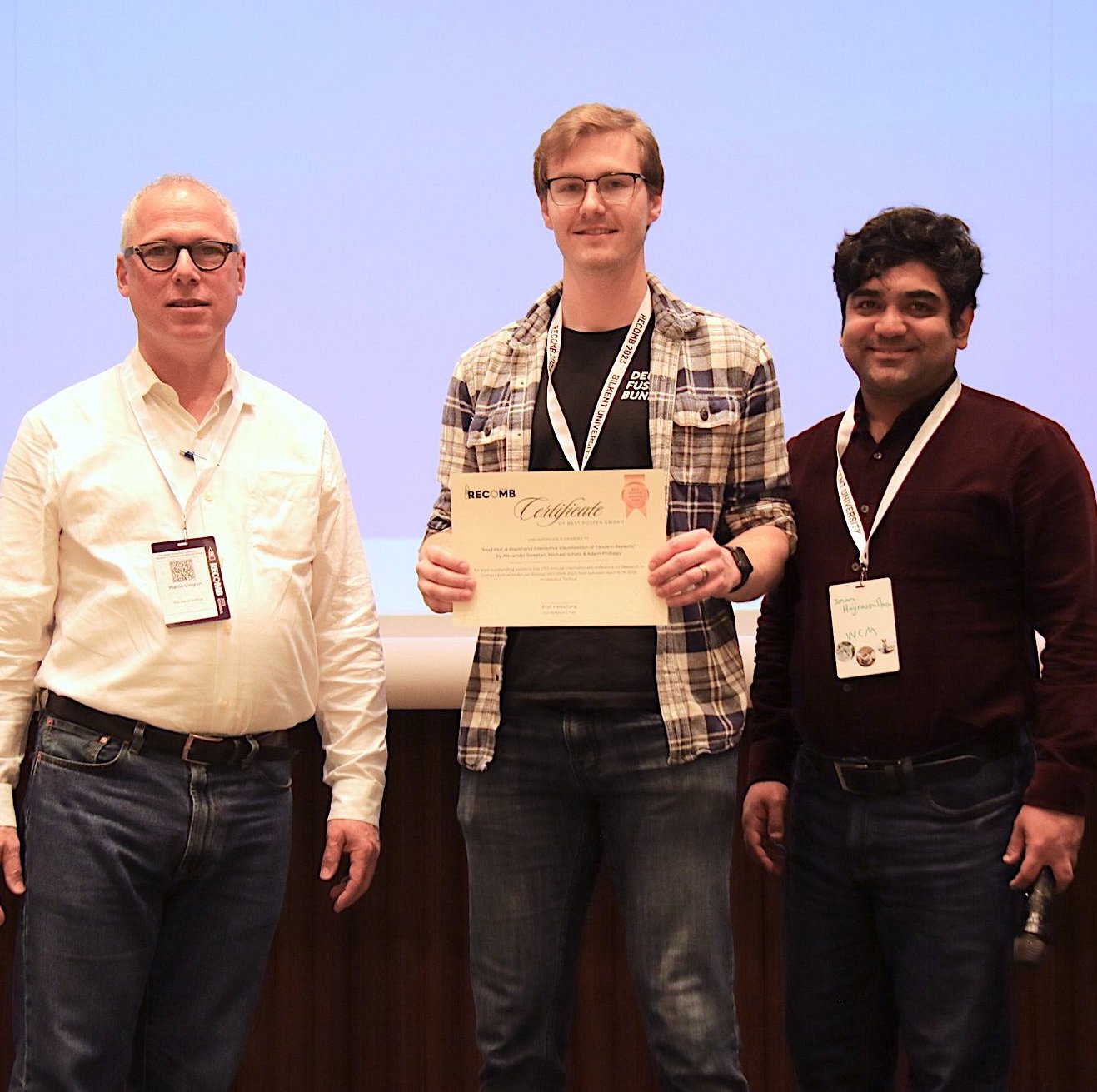 CS student teams win Best Poster Awards at RECOMB 2023 - Department of ...