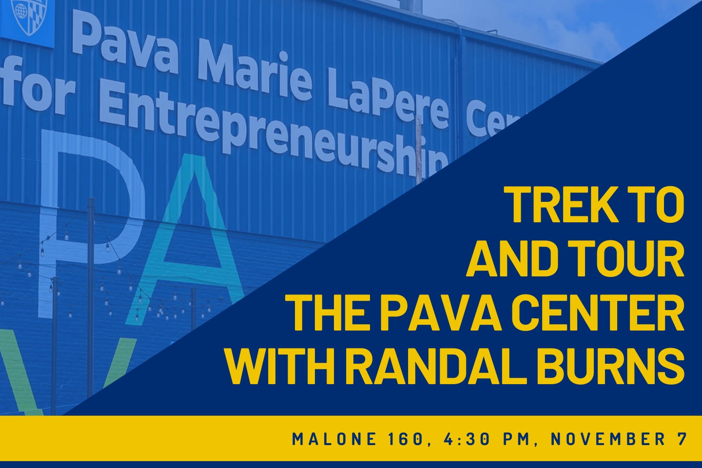 Trek to and Tour the Pava Center - Department of Computer Science