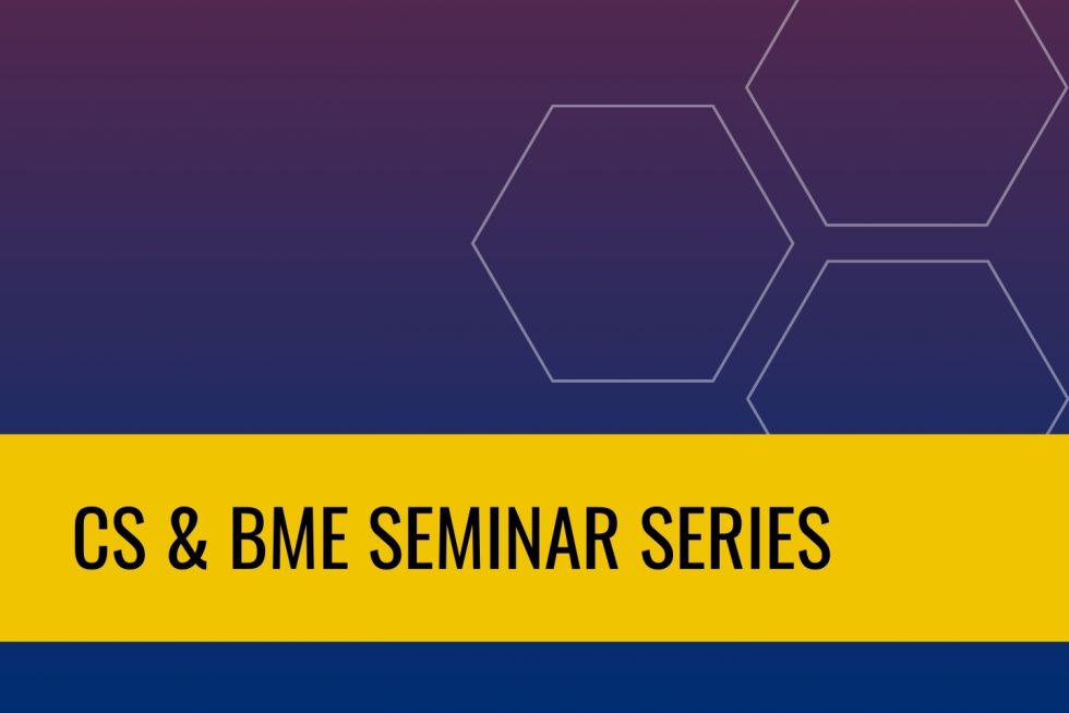 CS & BME Seminar Series: Proteomics at Genome Scale: Connecting ...