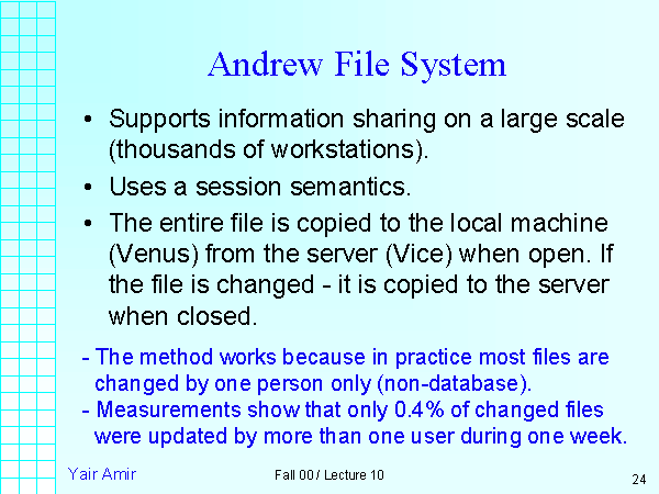 Andrew File System