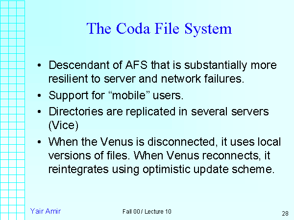 The Coda File System