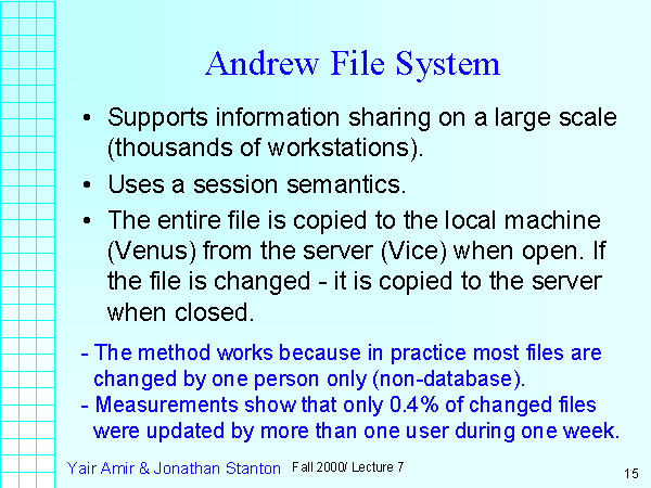 Andrew File System